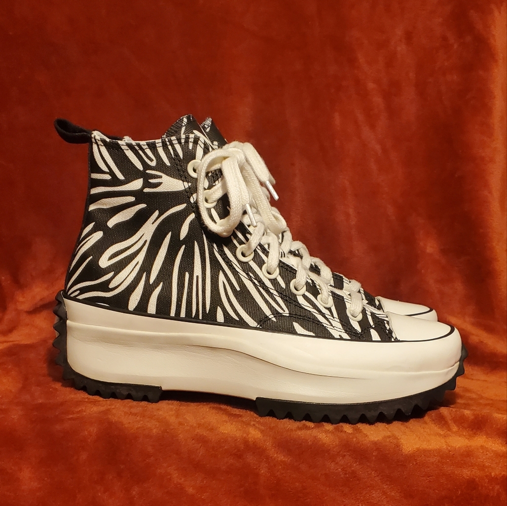 Converse Platform Zebra Print Sneakers - Gem